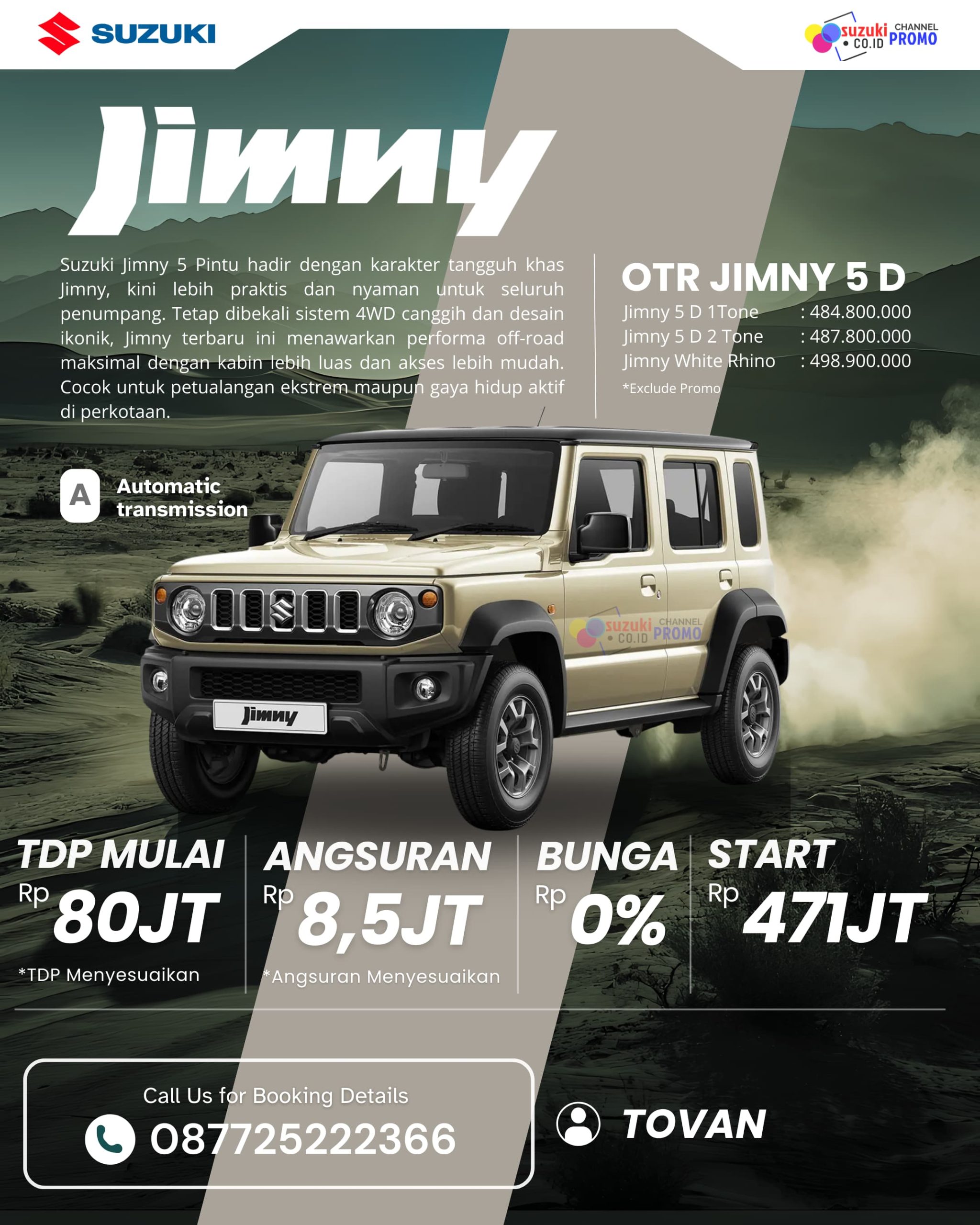 Suzuki Jimny 3 Pintu - Suzuki Promo Pusat Kebon Jeruk